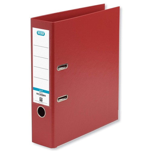 Get online ELBA Smart File Organizer A4 80mm PP Red at Affo