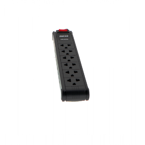 FORZA POWER STRIP 6 SOCKET BK