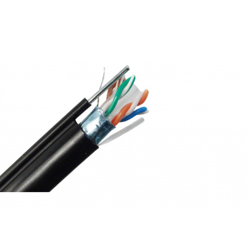 Next UTP Cbl Cat6 Blk Outdoor