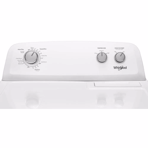 Whirlpool 7.0 cu. ft. 120-Volt White Gas Dryer with AutoDry Drying ...