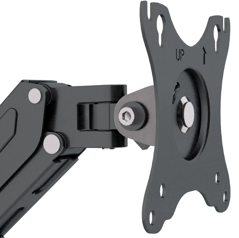 Klip Xtreme Single Arm Monitor Mount w/ Clamp - 17"-27"