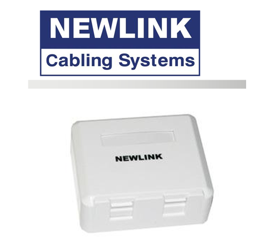 NewLink Surface Mount Box - 2 Port (NEW-4000102)