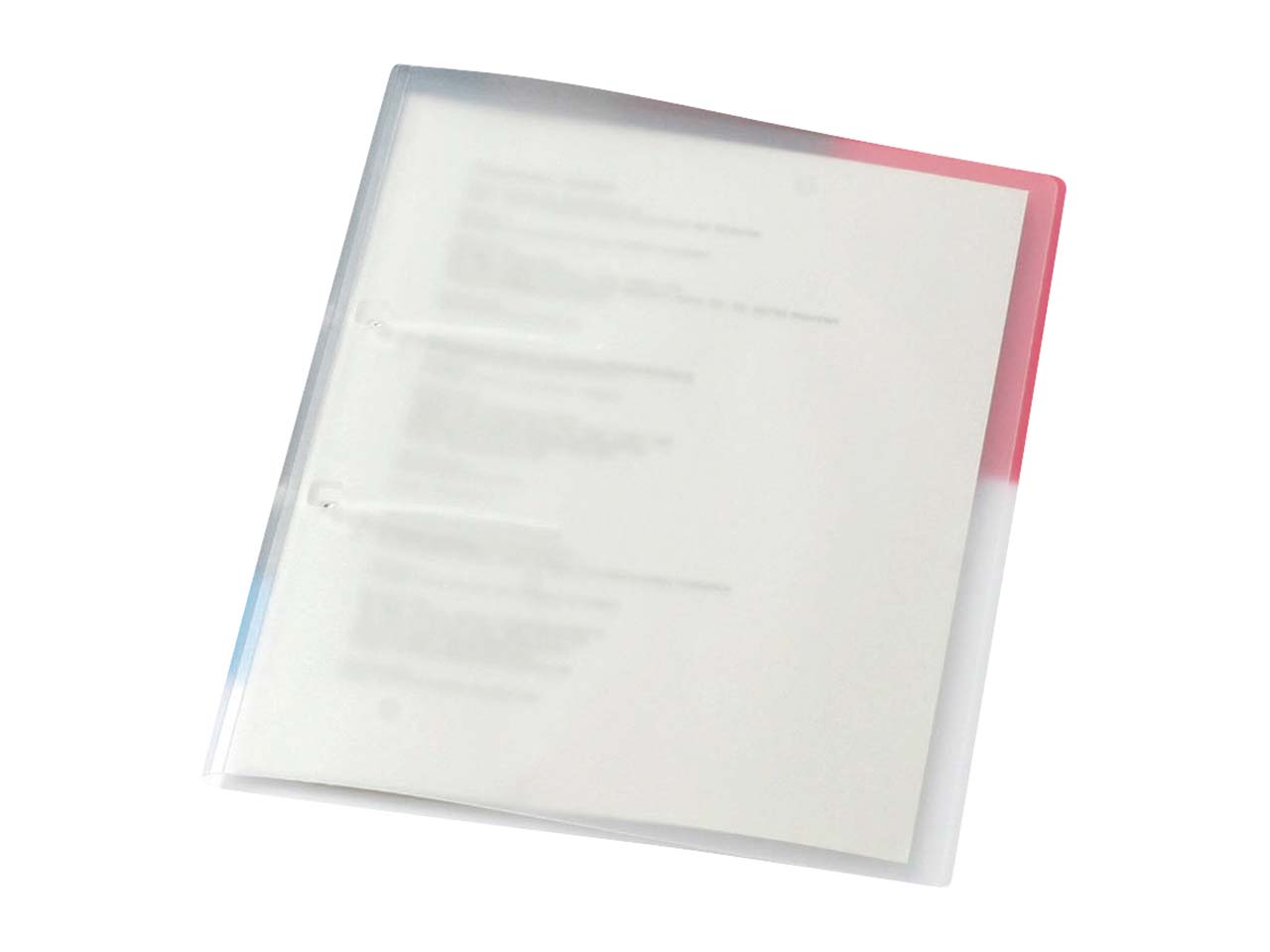 JAL POCKET FILE A4 TRANSPARENT