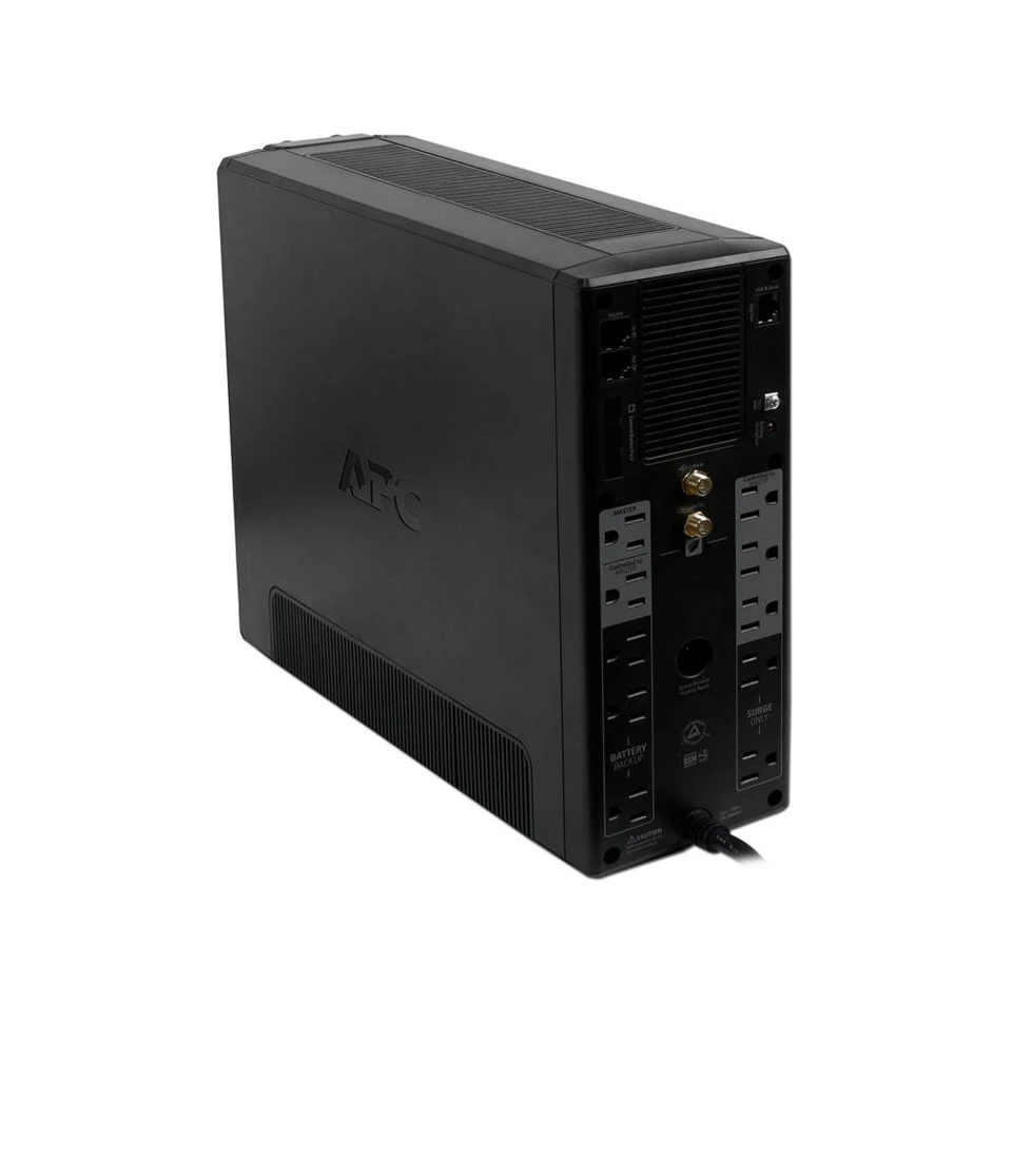 APC Back UPS PRO BR 1100VA,10 Outlets, 2 USB Charging Ports, AVR, LCD ...