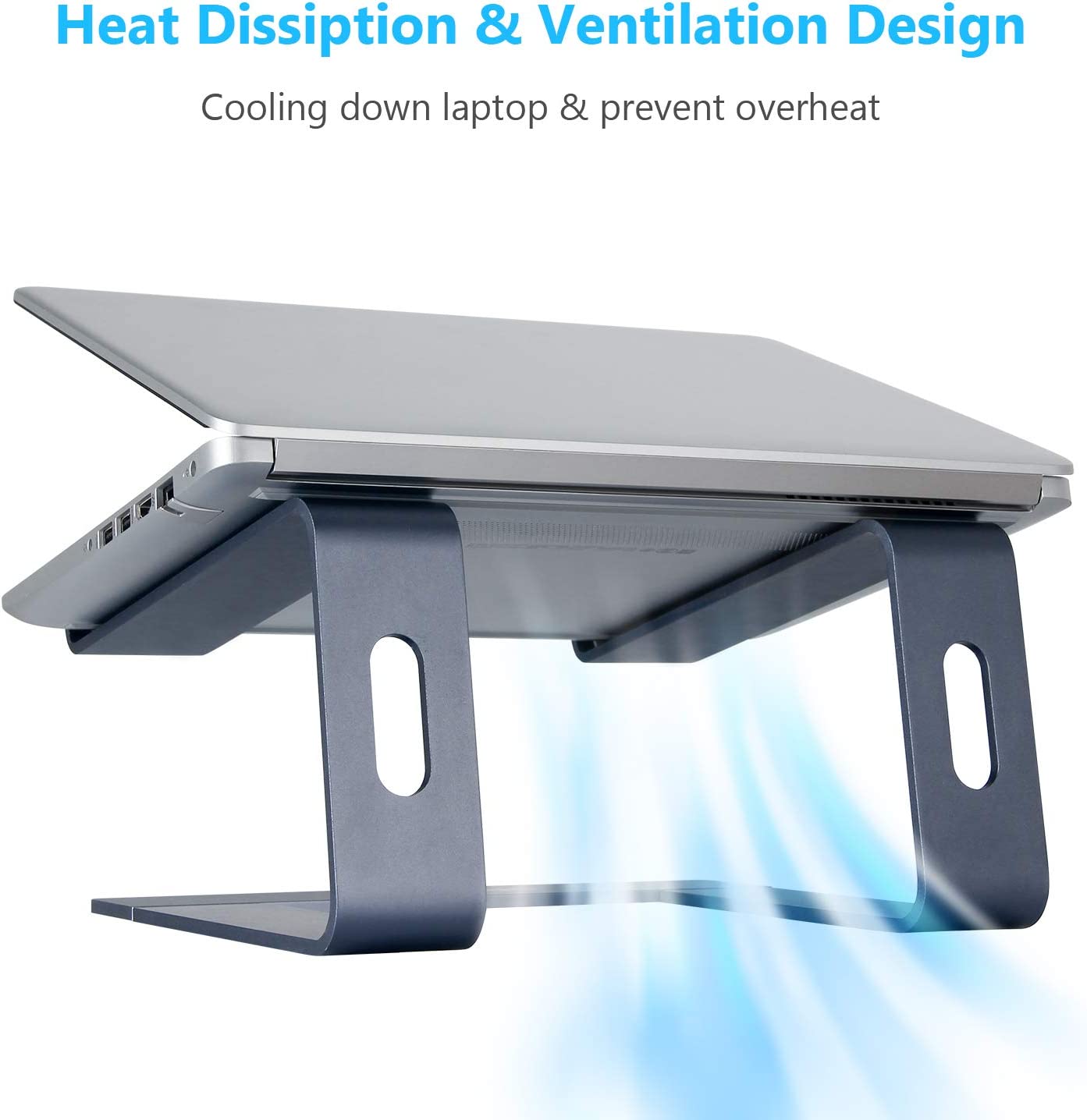 Skrebba Laptop Stand, Portable Ergonomic Computer Lifter Laptop Desktop ...