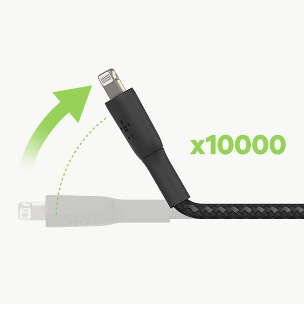 Belkin iPhone Charging Cable (Braided Lightning Cable Tested to ...