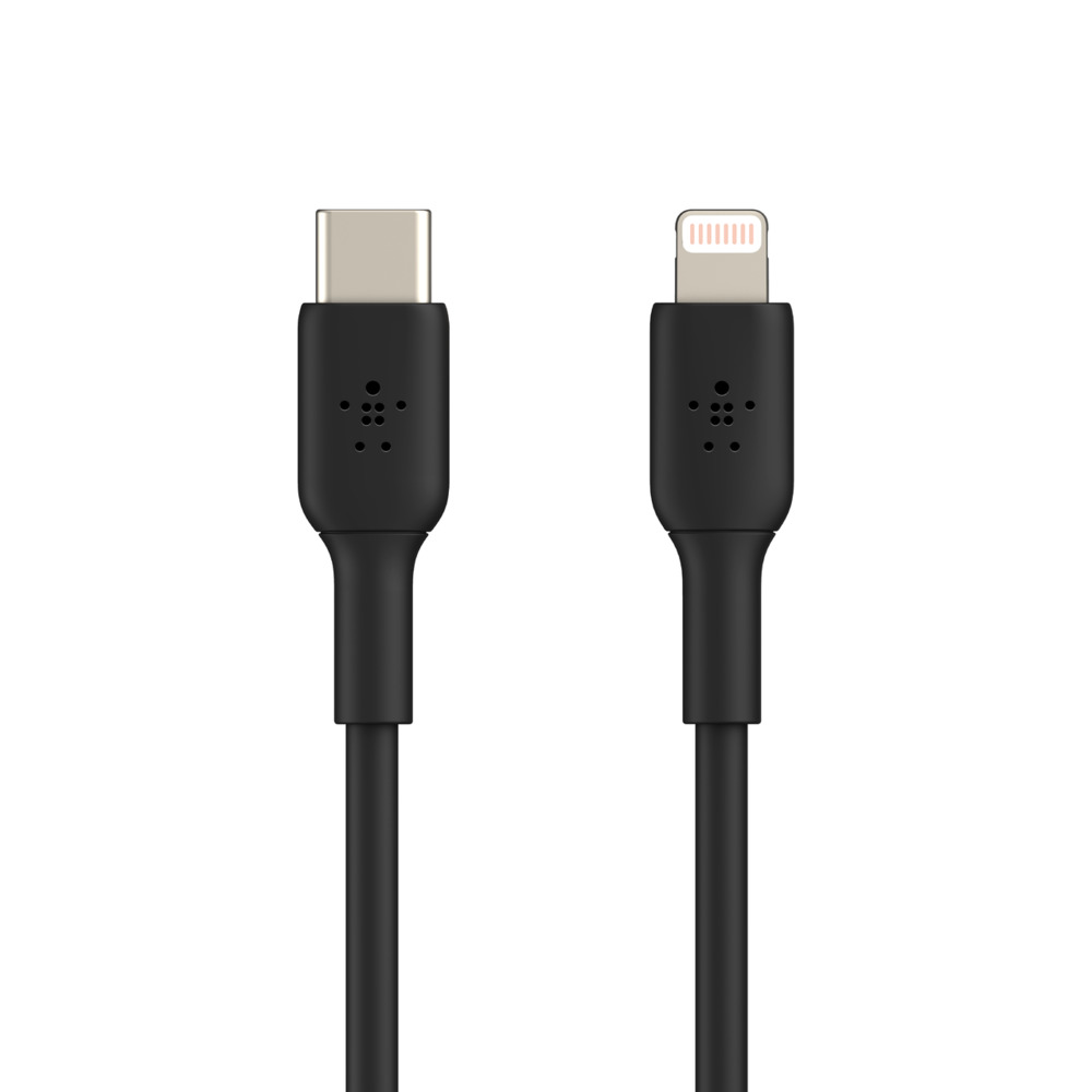 Belkin BOOSTCHARGE™ USB-C to Lightning Cable (1m / 3.3ft, Black)