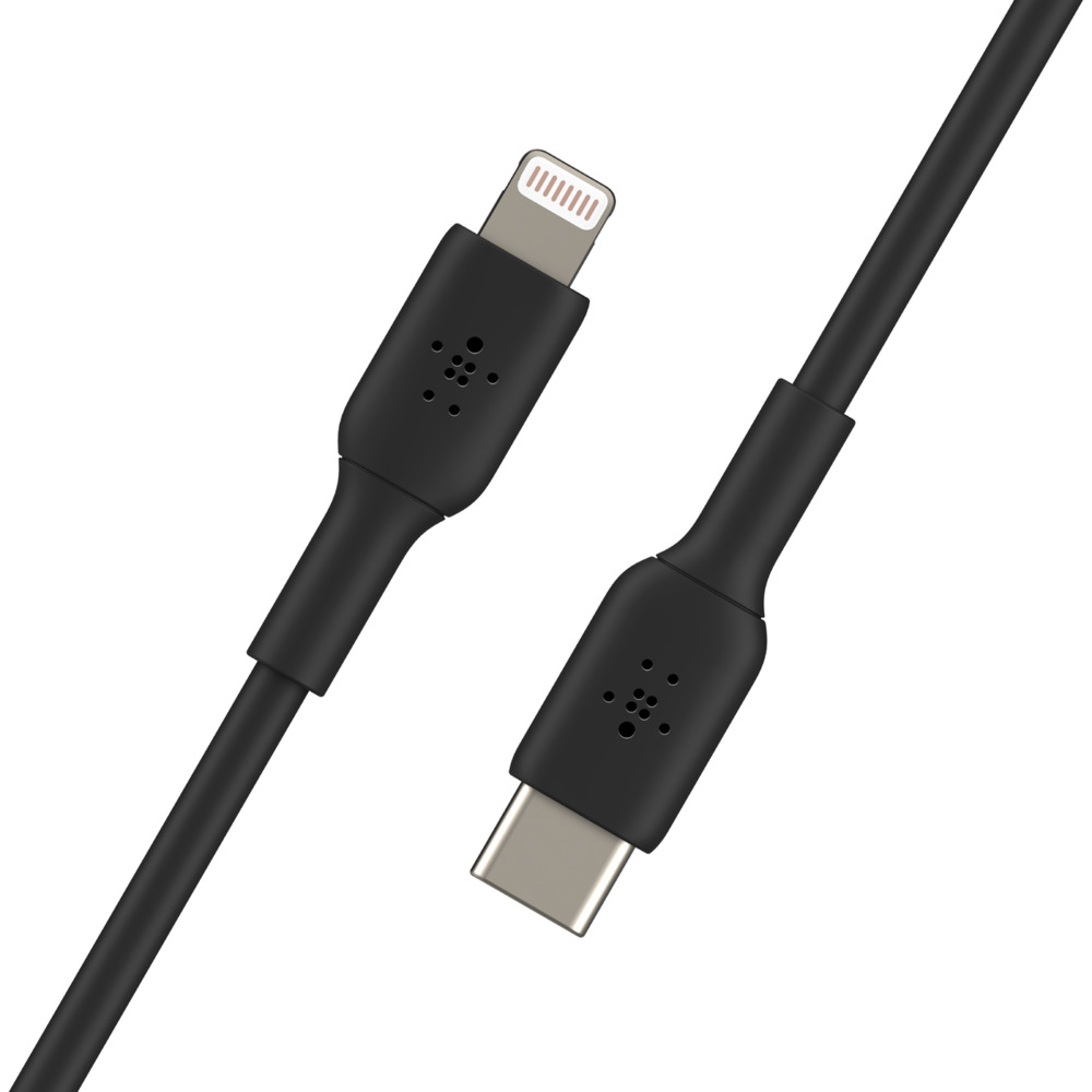 Belkin BOOSTCHARGE™ USB-C to Lightning Cable (1m / 3.3ft, Black)