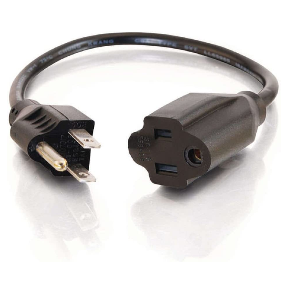 C2G Power Cord, Long Extension Cord, Power Extension Cord, 18 AWG ...