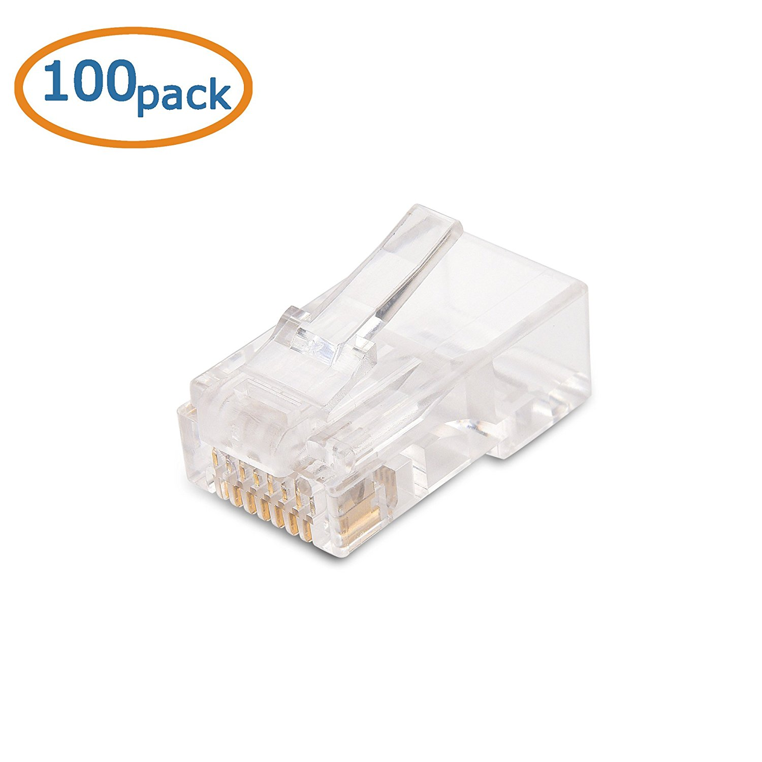 Cable Matters 100-Pack Cat 6 / Cat6 RJ45 Modular Plugs (RJ45 Plugs) for ...