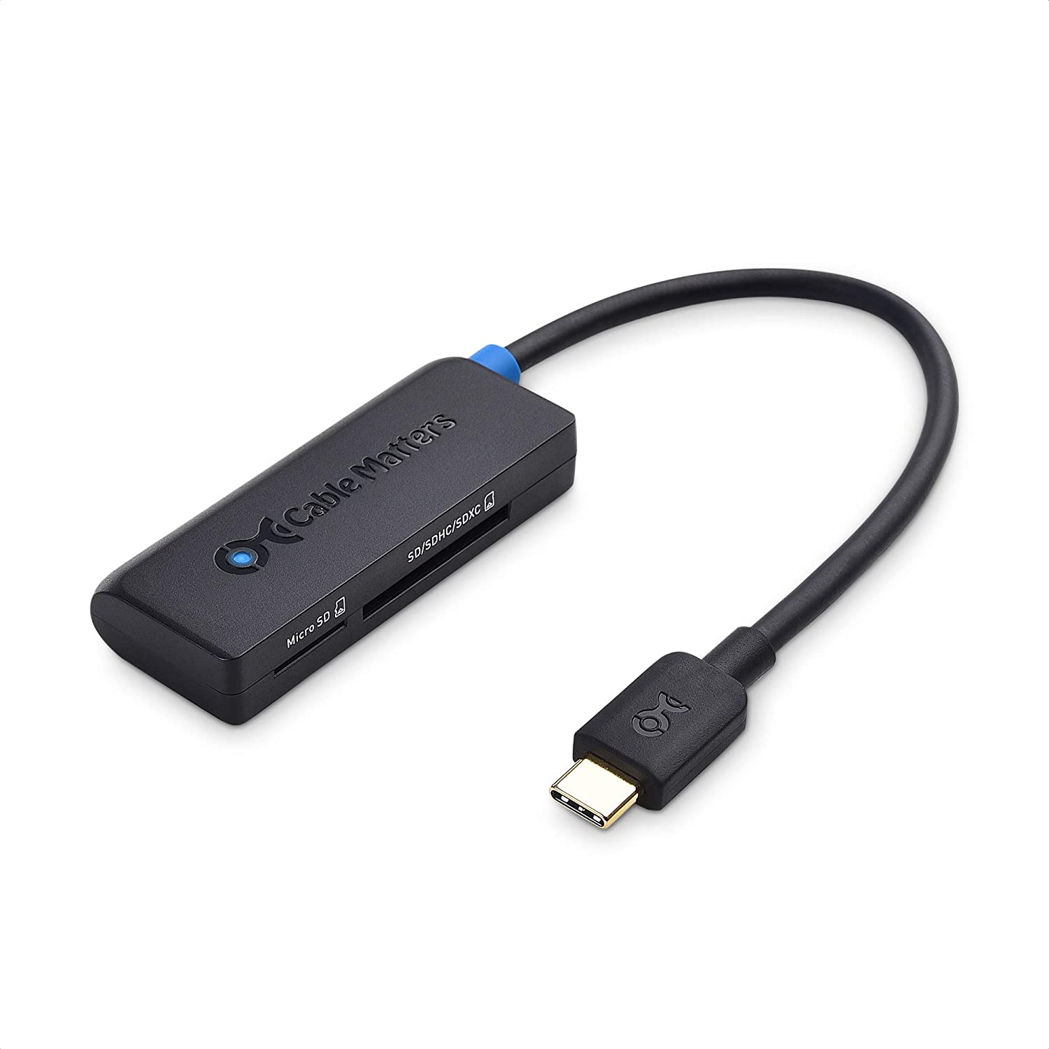 Cable Matters Dual Slot USB C Card Reader (USB C SD Card Reader) in ...
