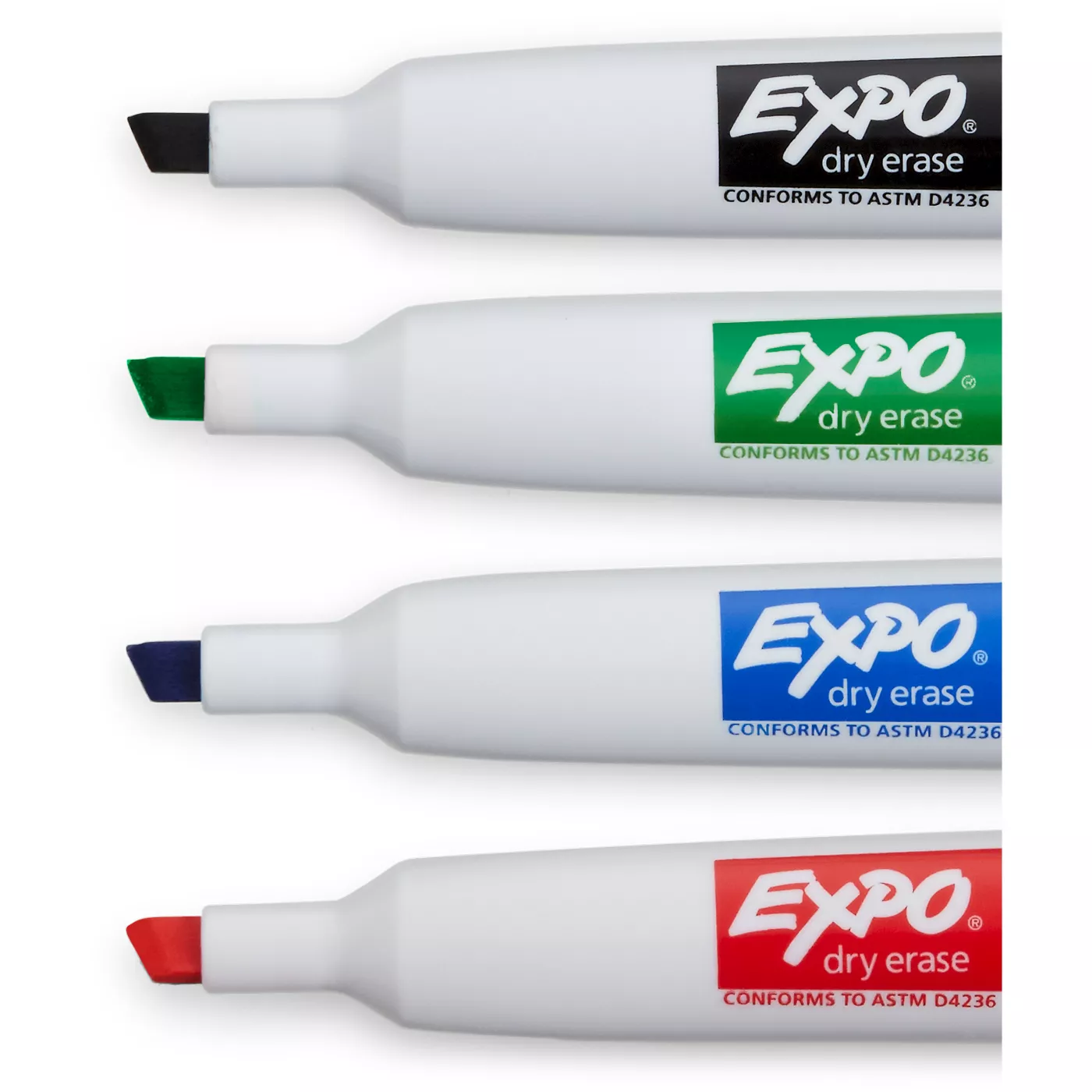 Expo Chisel Tip Magnetic Dry Erase Markers - 4 Pack