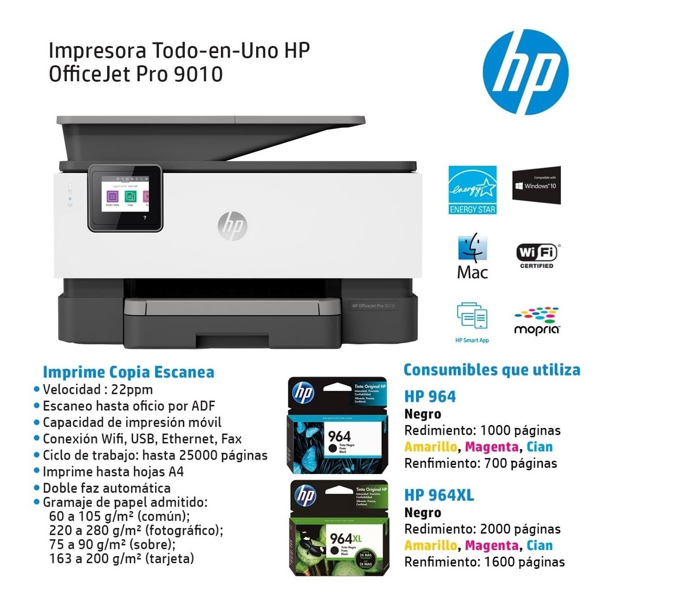 HP Cart 964XL Yellow