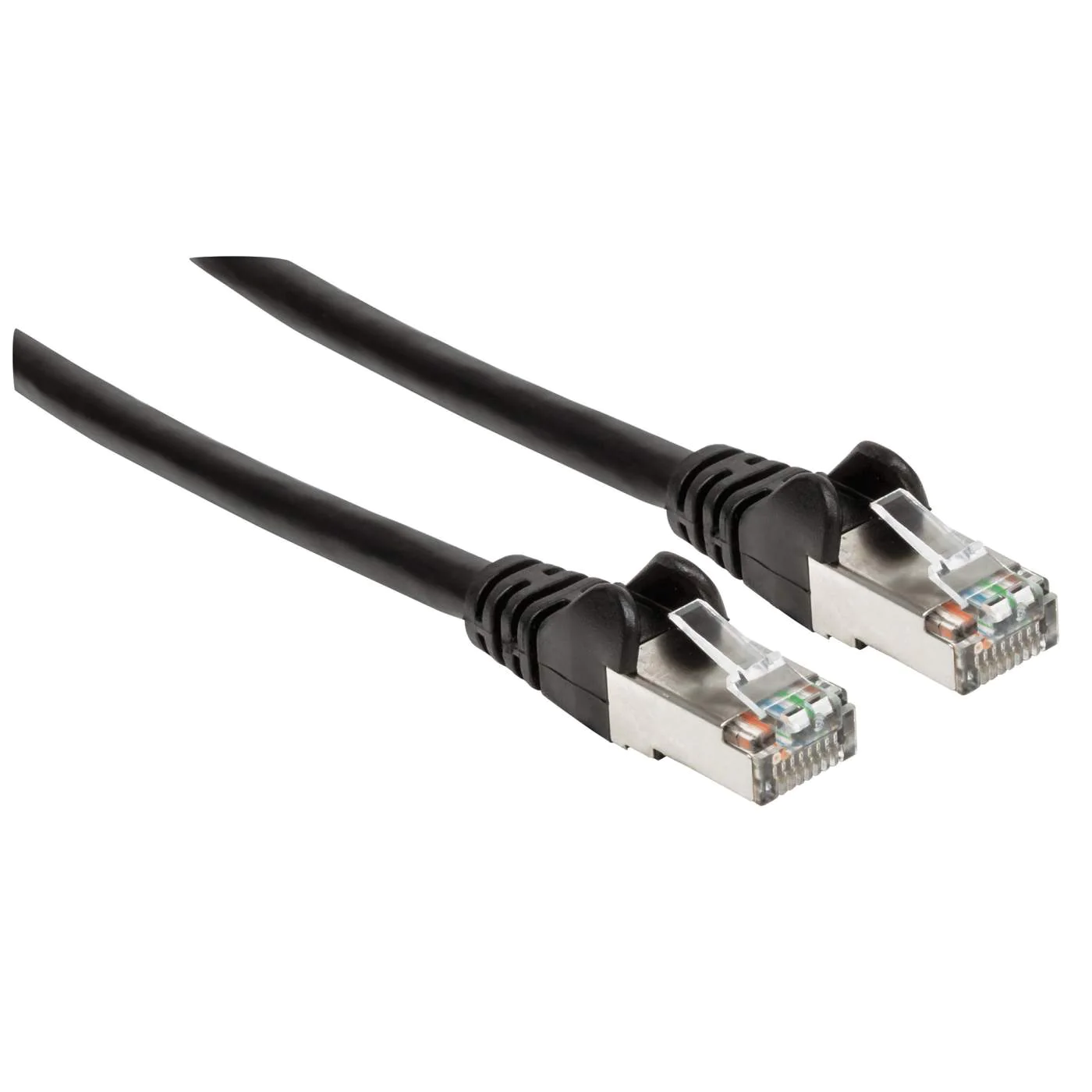 Intellinet Cat6a S/FTP Patch Cable, 3 ft., Black