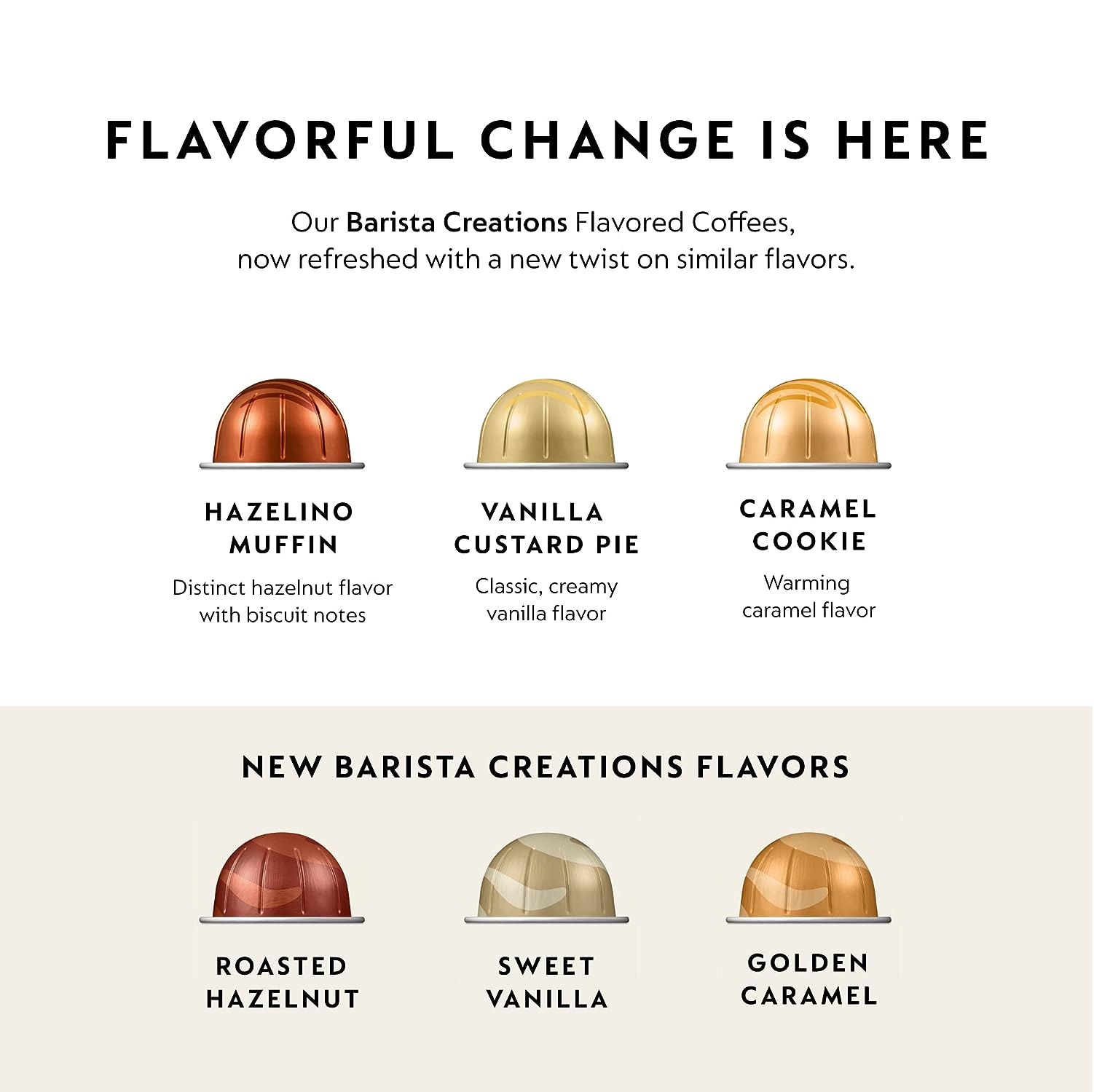 Nespresso Capsules Vertuo, Sweet Vanilla, Medium Roast Coffee, Coffee ...
