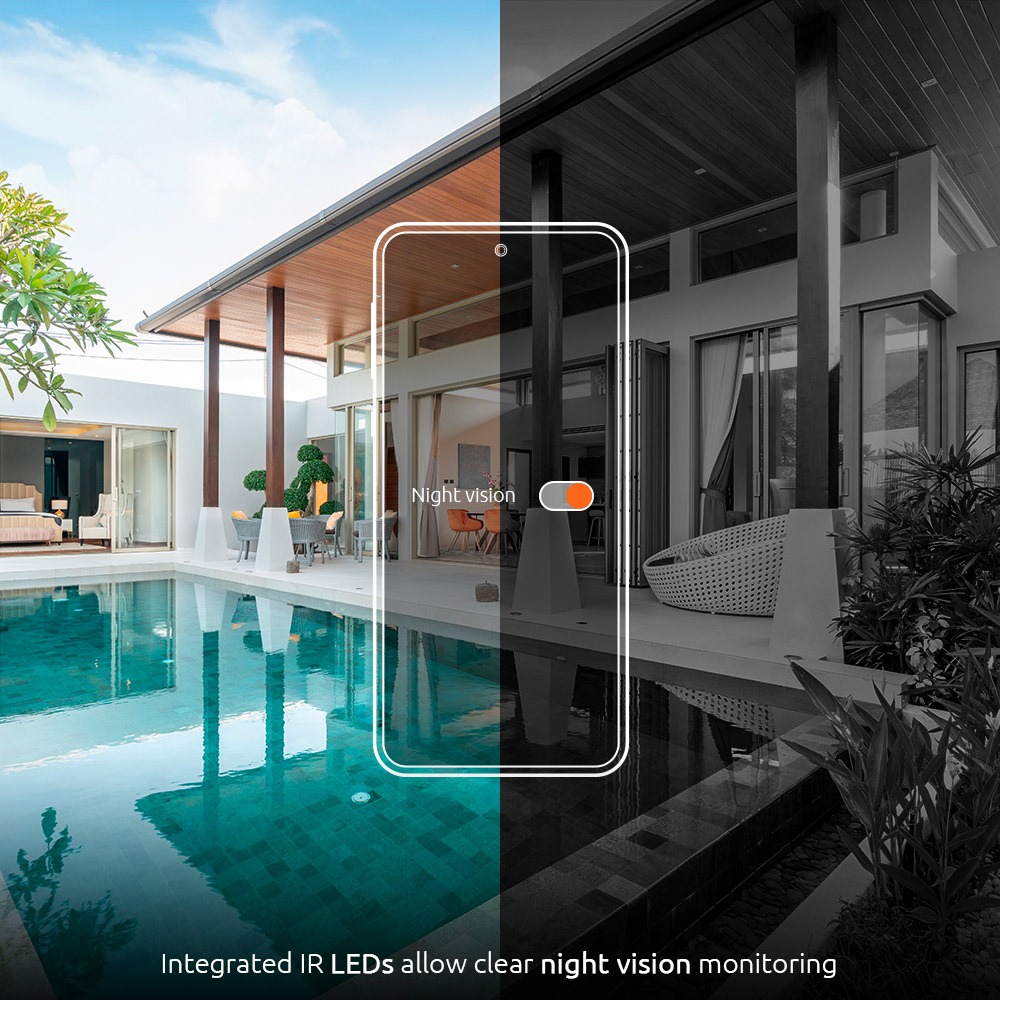 Nexxt Solutions Home - Smart Outdoor Wired PTZ Wi-Fi Camera QHD