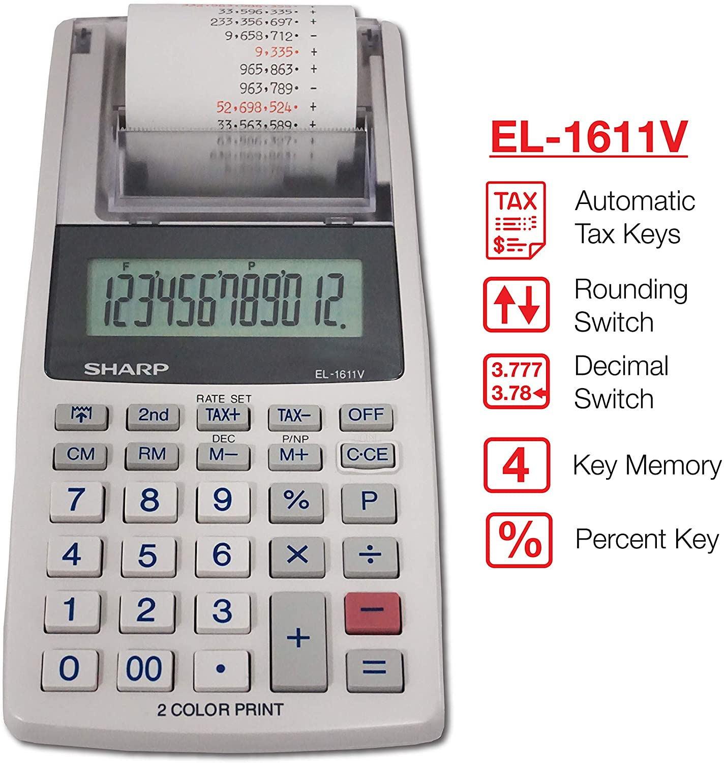 Sharp EL-1611V