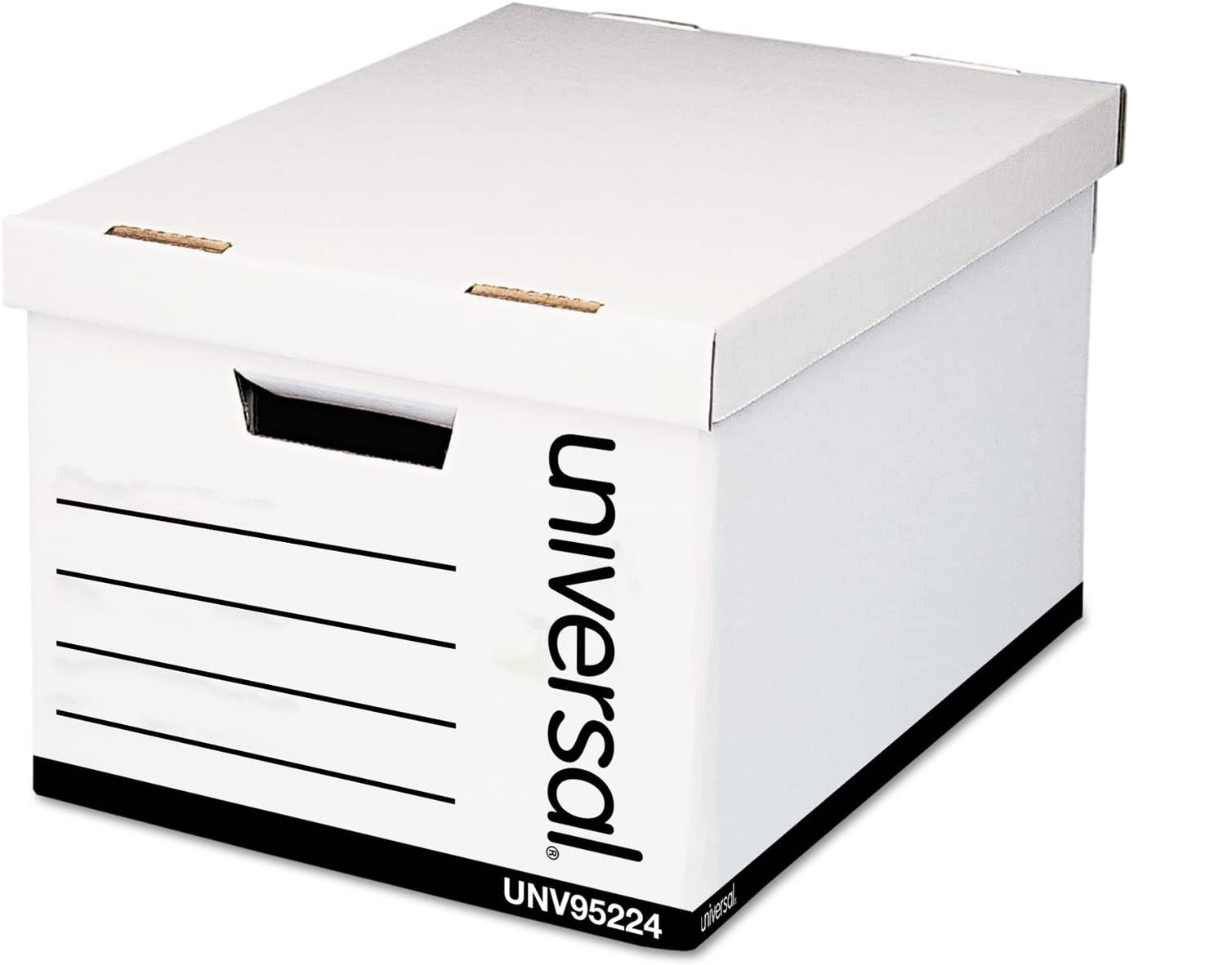 UNV95224 - Universal Quick Set-Up Lift-Off Lid Storage Box