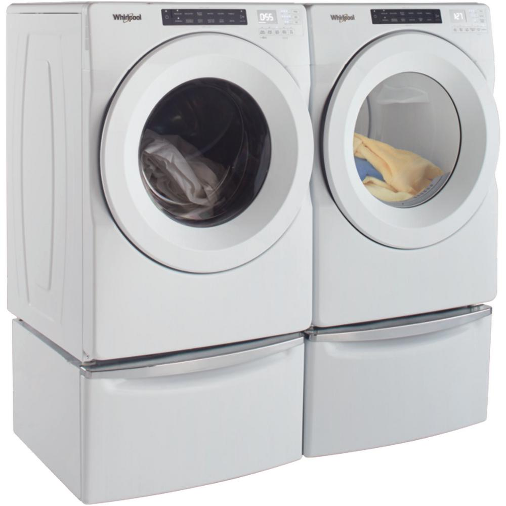 Whirlpool 4.3 cu. ft. White Stackable Front Load Washing Machine with ...