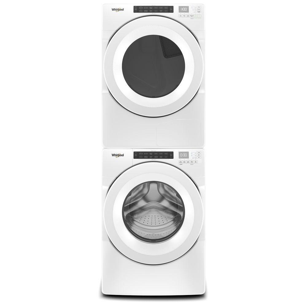 Whirlpool 4.3 cu. ft. White Stackable Front Load Washing Machine with ...