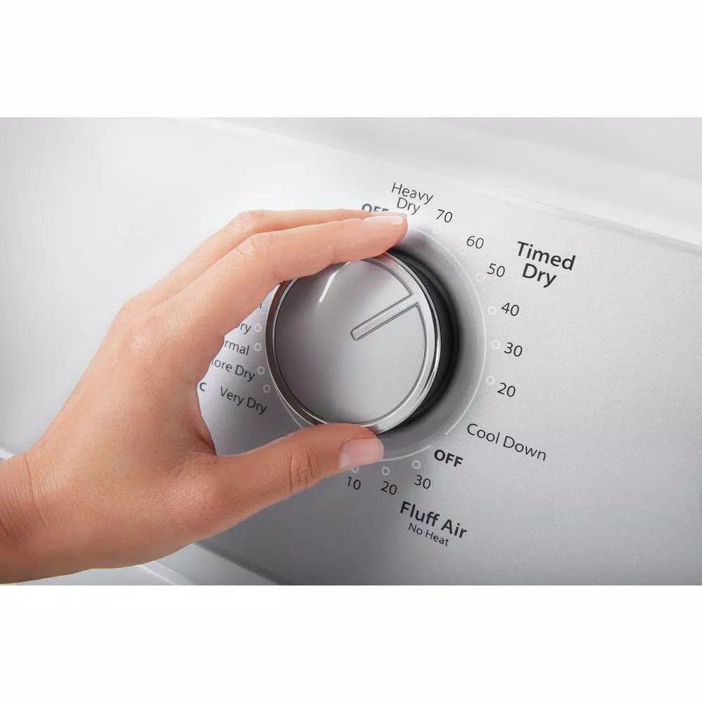 Whirlpool 7.0 cu. ft. 120-Volt White Gas Dryer with AutoDry Drying ...