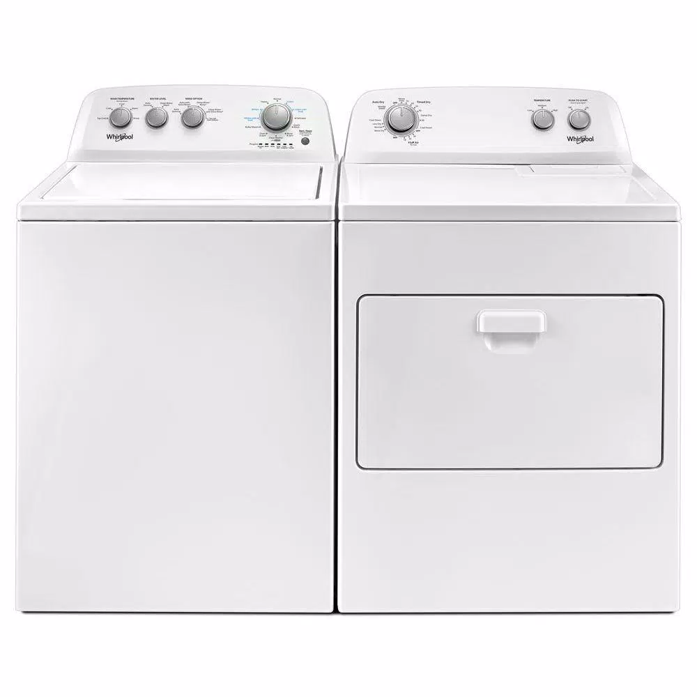Whirlpool 7.0 cu. ft. 120-Volt White Gas Dryer with AutoDry Drying ...