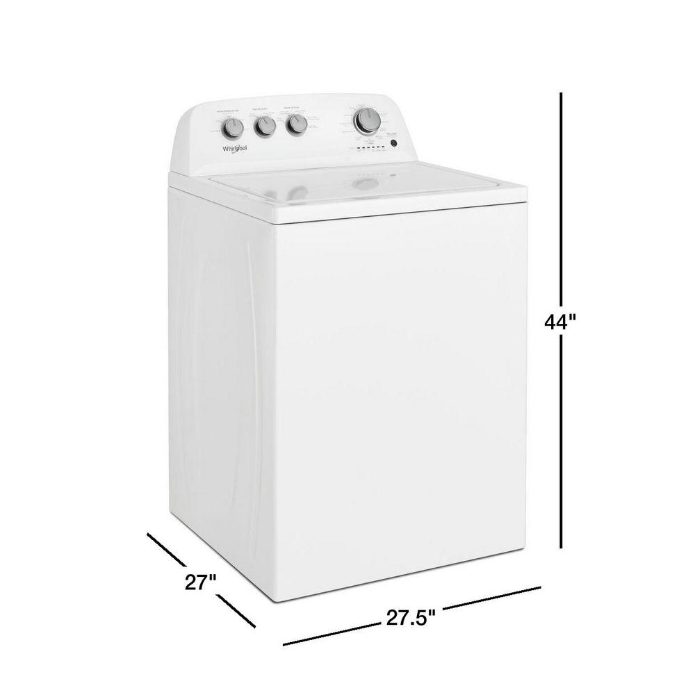 Whirlpool 3.8 cu. ft. White Top Load Washing Machine with Soaking Cycles